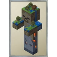 Minecraft - Zombie Swamp Wall Poster, 22.375" x 34", Framed - Walmart.com