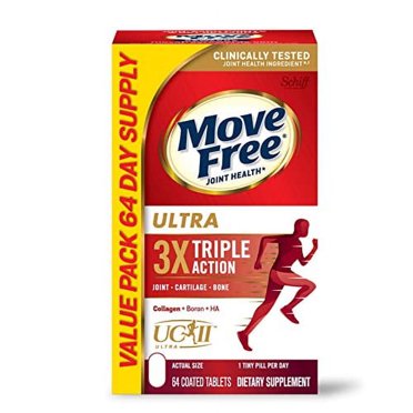 Move Free Ultra Triple Action Joint Health Supplement, Supports Bones ...