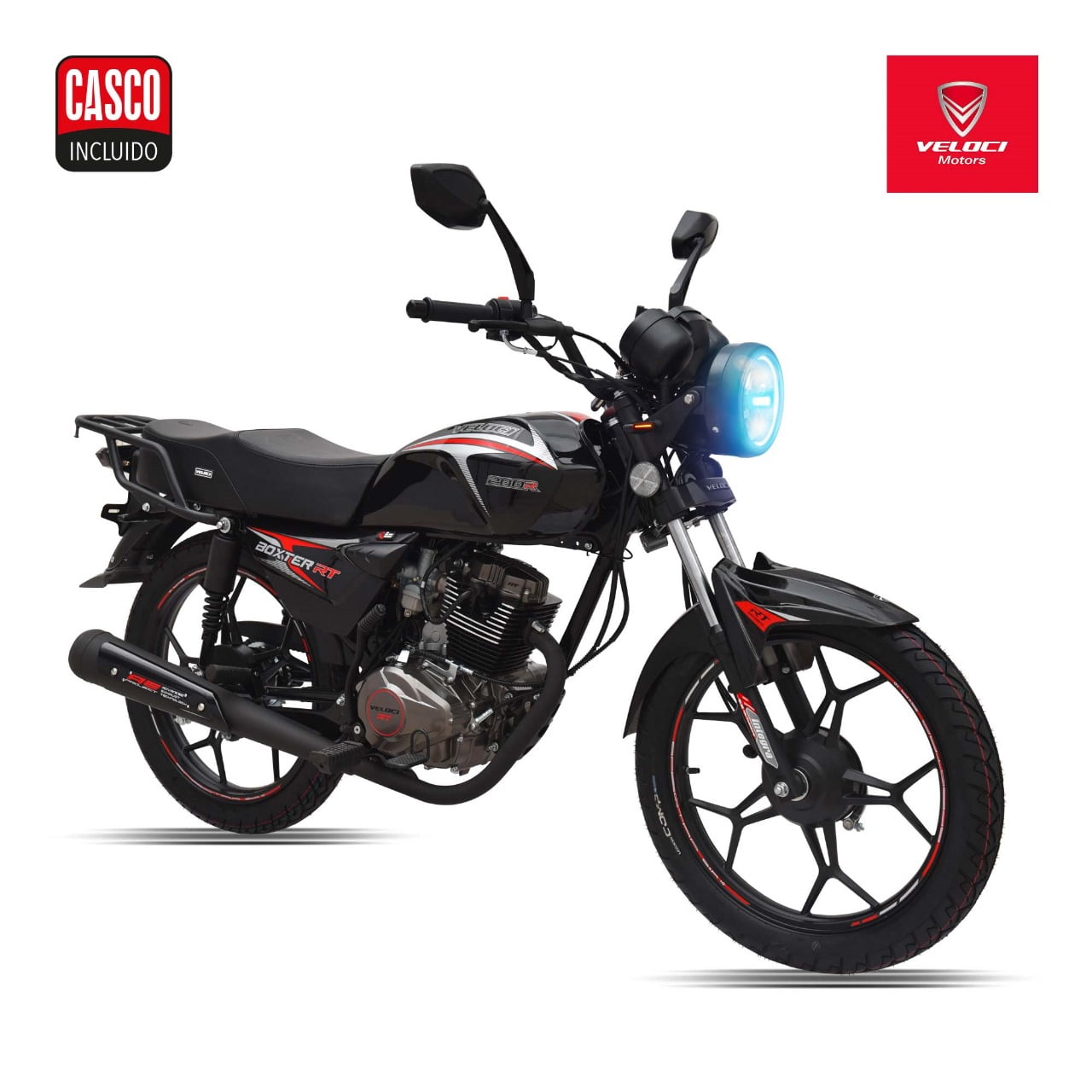 Motocicleta de Trabajo Veloci Boxter RT 200cc 2024 Negro | Walmart en línea