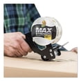 Duck MAX Packaging Tape with Pistol Grip Dispenser, 3" Core, 1.88" x 54 ...