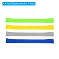 Uxcell Beach Towel Bands, 4in1 Set 9.84x1 Inch Silicone Stretchable ...