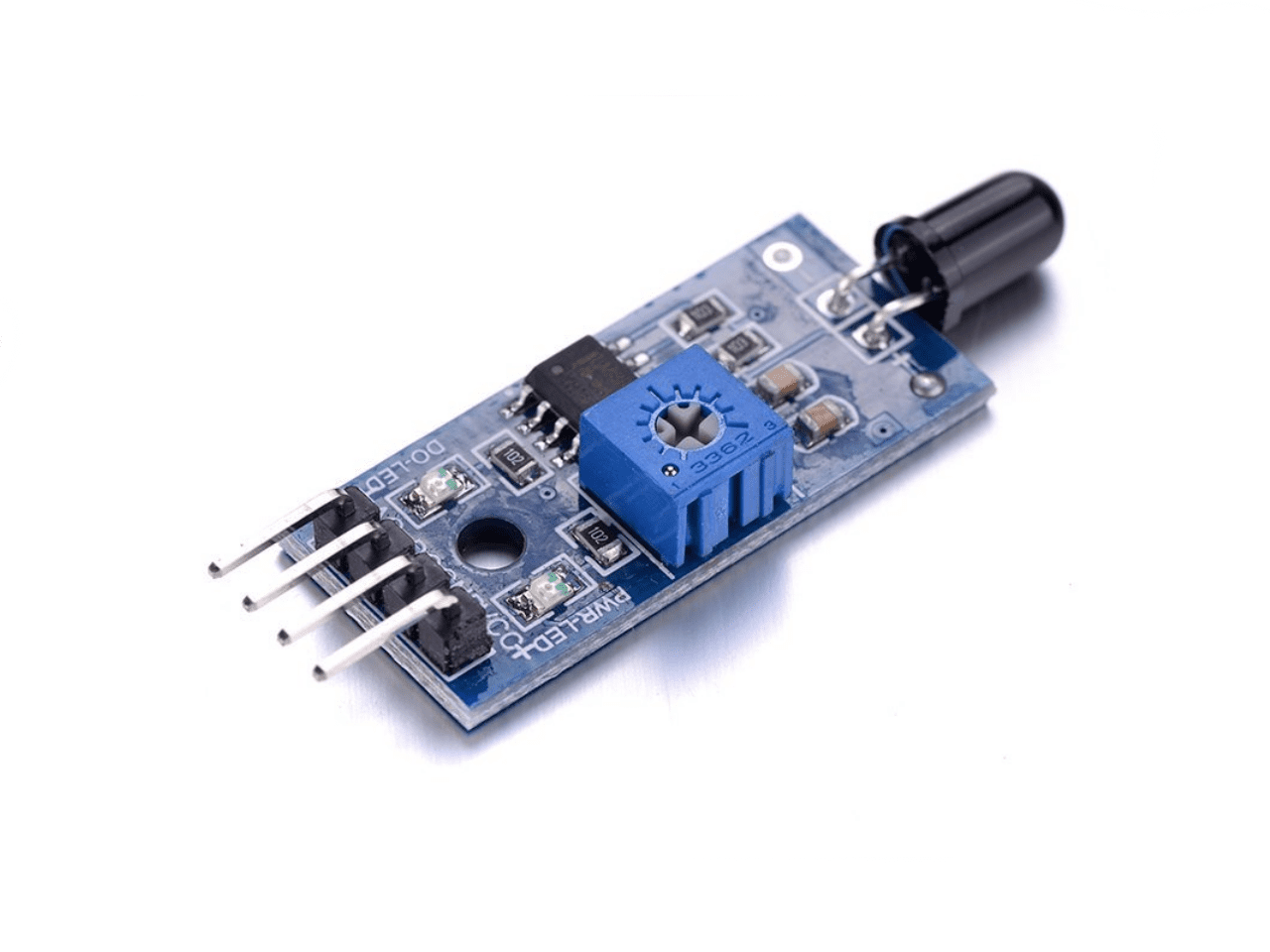 4-Pin IR Flame Sensor Module Detector Smartsense for Detecting Fire ...