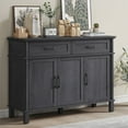 Onbrill 48 Inches Buffet Cabinet with Storage, Farmhouse Sideboard ...