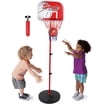 Ayieyill Kids Basketball Hoop Set Toy, Adjustable Height 2.8-5 FT ...