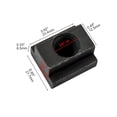 4 Pieces 3/8”-16 Threaded T-Slot Nuts, Black Oxide Finish Hardware ...