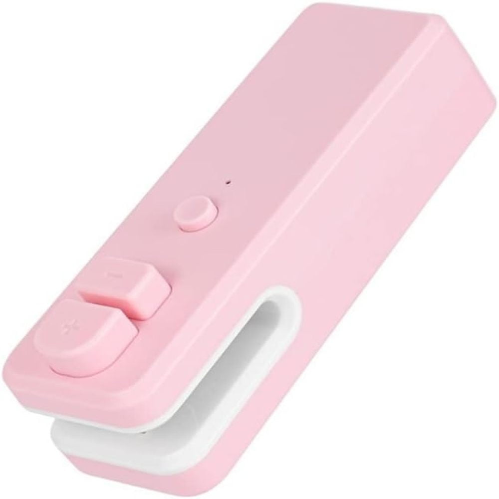 Mini Bag Sealer, 2 in 1 Heat Sealer and Cutter, Rechargeable Portable Sealing Machine, Handheld ...