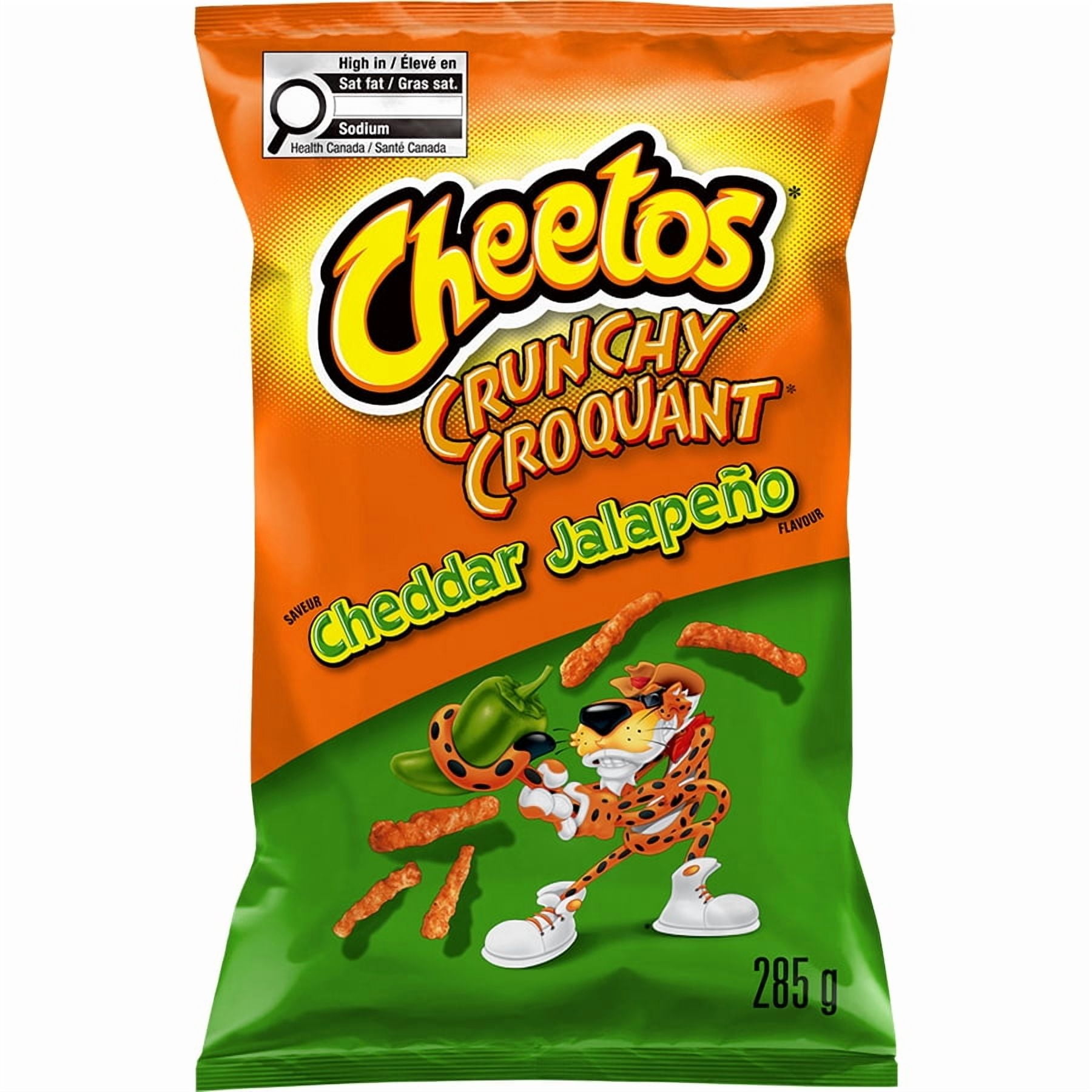 Cheetos Cheddar Jalapeño Crunchy Cheese flavoured Snacks - Walmart.ca