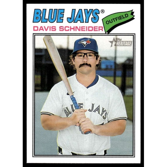 2026 Topps Heritage #224 Davis Schneider Toronto Blue Jays MLB Baseball ...