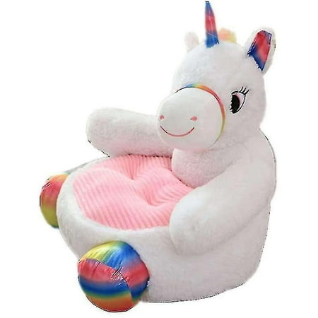 Regenboghorn Stuffed Animal Sofa Chair For Kids, Rainbow-unicorn ...