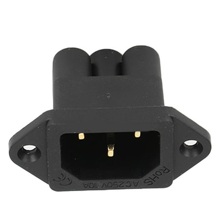 IEC Power Inlet, IEC Panel Mount Plug Fidelity Shielding Effect Wear ...