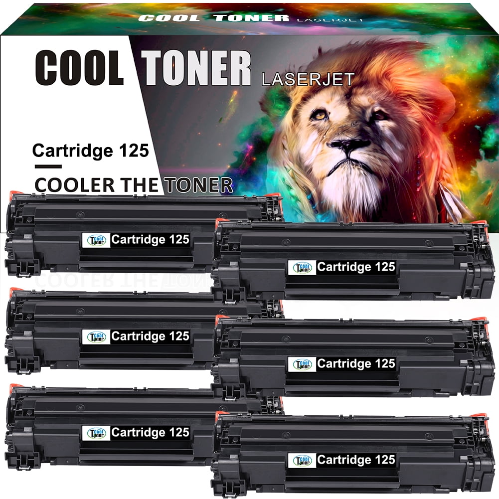 Cool Toner 6-Pack Compatible Toner Cartridge for Canon 125 CRG 125 ...