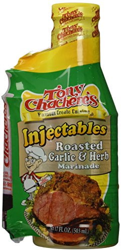 Tony Chachere Injectable Marinades with Injector, Roasted Garlic and ...