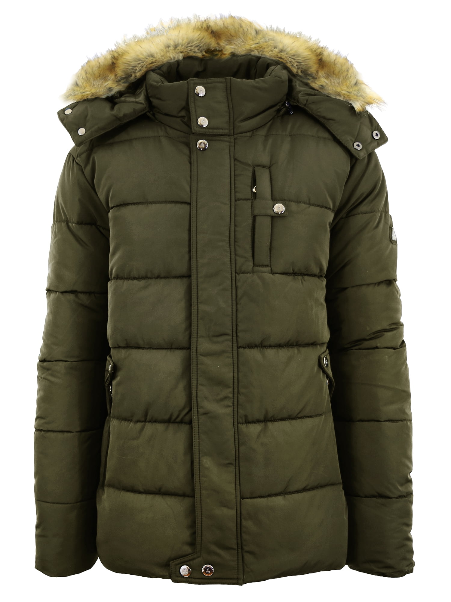 Mens Heavyweight Western Puffer Jacket - Walmart.com