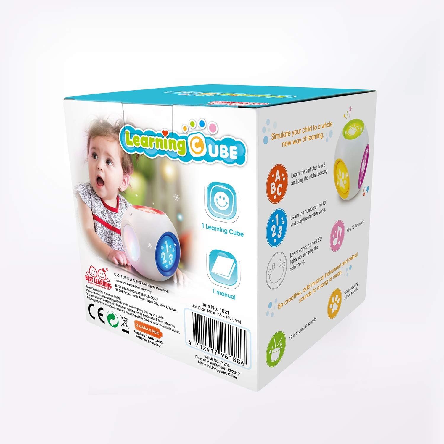 BEST LEARNING Learning Cube Educational Musical Activity Center Block Toy for Infants Babies Toddlers 6 12 Month and up Ideal 1 Year Old Baby Toys Walmart