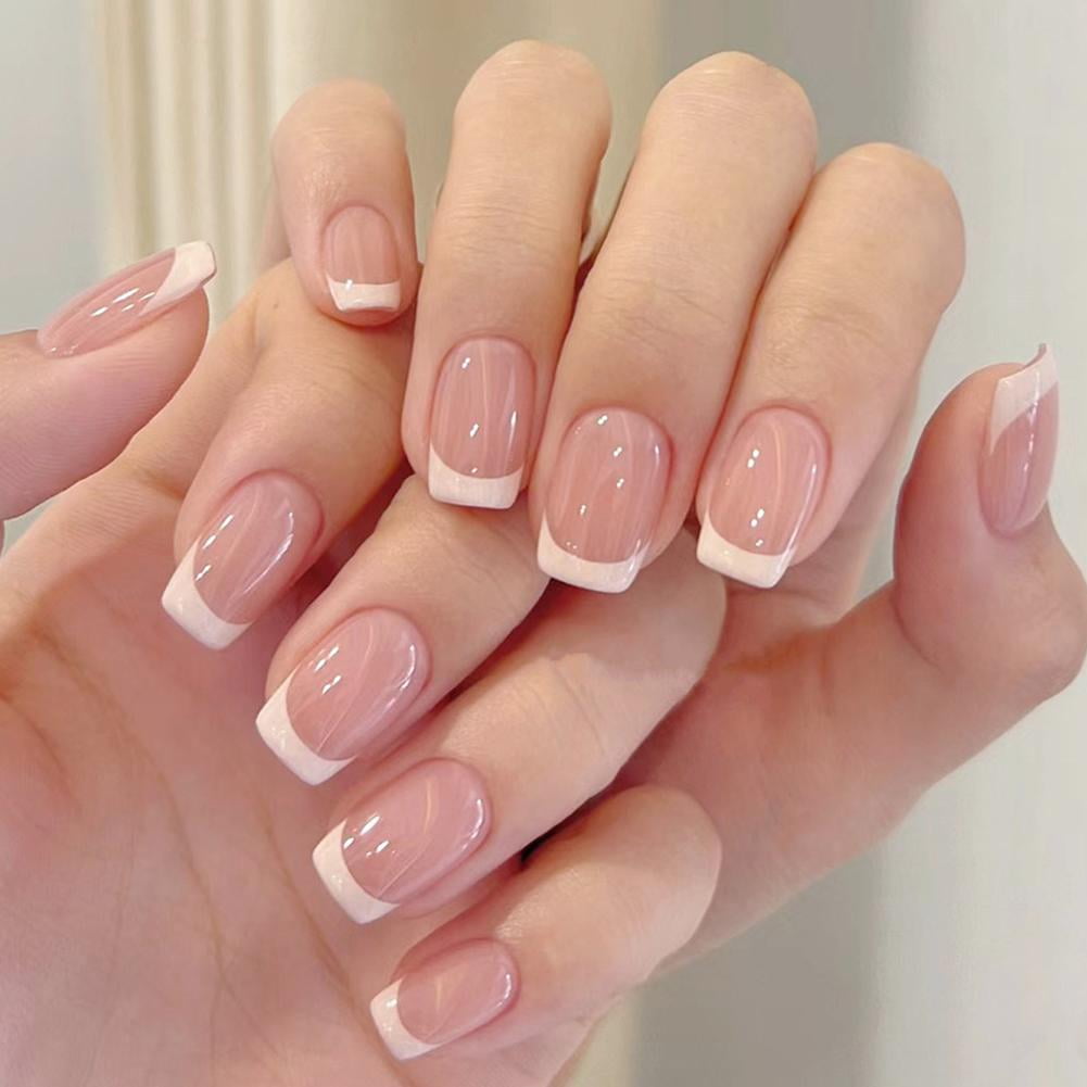 Click here for Unbranded Fake Nails Set With Glue Long Nails Fren... prices