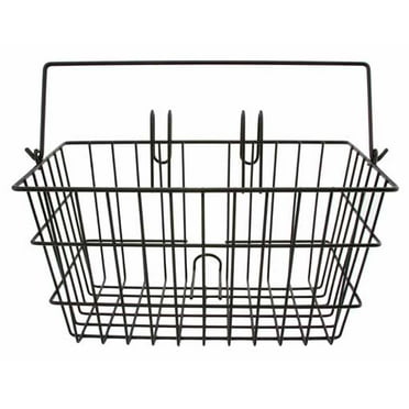 Steel Wire Basket W/Braces White. for bicycle basket, bike basket ...