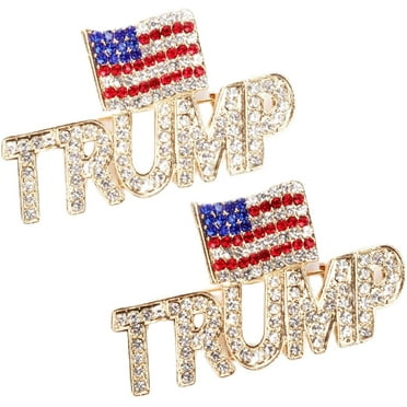 TRUMP 2024 Betsy Ross & A 76 Wavy Flags Hat Cap Lapel Pin - Walmart.com