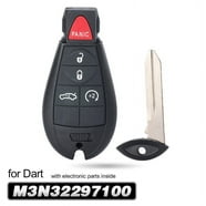 Au-TOMOTIVE GOLD Dodge Stripe Logo Pink Anodized Aluminum Valet Key Fob ...