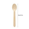 Biodegradable Wooden Spoons TASTAN 100-Pack Biodegradable Wooden Spoons ...