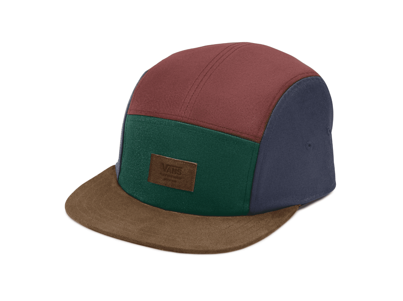 Vans Hanover 5 Panel Hat Cap Evergreen/Dress Blues Adjustable - Walmart.com