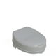 PCP Toilet Seat Riser with Lid, Lightweight Molded Construction, White ...