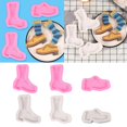 ANXPTIME 3D Fondant Socks and Shoes Shape Chocolate Candy Mold Polymer ...