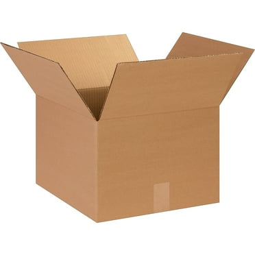 Box Partners Flat Corrugated Boxes 12" x 8" x 3" Kraft 25/Bundle 1283 ...