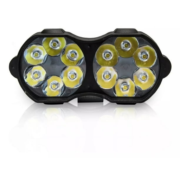 Faro 12 Led Redondo Doble Mini Moto Con Estrobo | Bodega Aurrera en línea