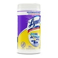 Lysol Dual Action Disinfecting Wipes, Citrus Scented, Multisurface ...