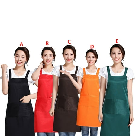 2 Pieces Pure Colour Aprons for Men Pinafore Mens Apron Apron with ...
