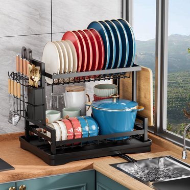 Better Houseware 3426 Compact Expanding Dish Rack - Walmart.com
