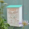 Bigfortune Green Rustic Mailbox Wall Mount Mailboxes Letter box for ...