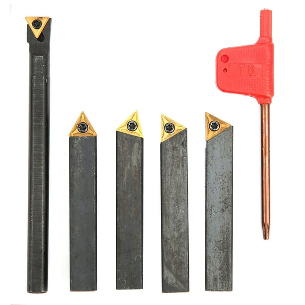 Turning Inserts, Carbide Turning Tool, 5pcs Come With Storage Box, F4-1 ...