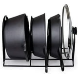 Cuisinel Cookware Shelf Stand - 5-Tier Stacker Pan Organizer for ...