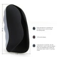 Silicone Warming Stroker 10 Vibration Functions Rechargeable Black