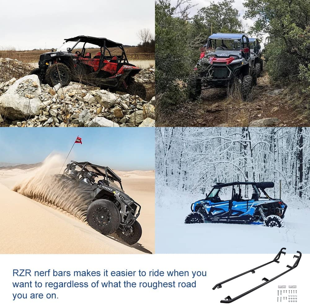 Buy ELITEWILL RZR XP4 1000 Nerf Bars RZR Rock Sliders Side Step Tree ...