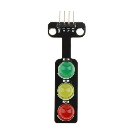 Jinnoda 5V Mini Traffic Light Red Yellow Green 5mm LED Display Module ...