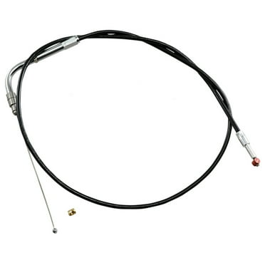 Motion Pro Black Vinyl Coated Throttle Pull Cable Stock Length (03-0132 ...