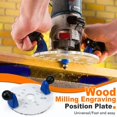 Zecic Universal Router Plate Clear Base Plate Easy Installation Router ...