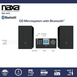 Naxa Electronics CD Home Audio Microsystem with Bluetooth, Black - Walmart.com