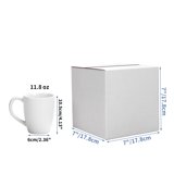 MEBRUDY 7x7x7 Shipping Boxes Set of 25, Small White Cardboard Mailer ...