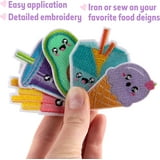 iDIY Kawaii Iron on Patches (24 Pack)- 12 Cute Sew On Patch Food ...