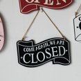 Mosey Hanging Sign Ornamental Word Pattern Door Sign Pendant ...