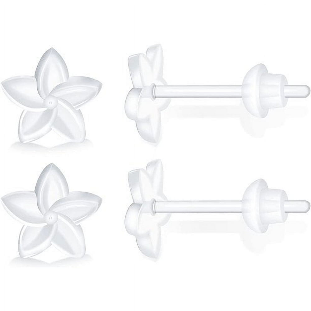 Click here for Eimeli 40pcs Clear Earrings For Sports Plastic Ear... prices