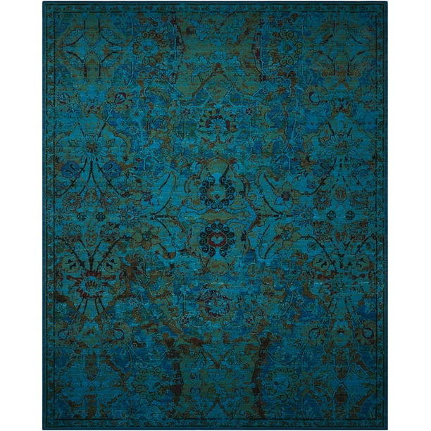 Nourison Timeless Peacock Area Rug - Walmart.com - Walmart.com