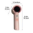 Portable Fan Handheld High Speed USB Rechargeable Mini Fan Powerful ...