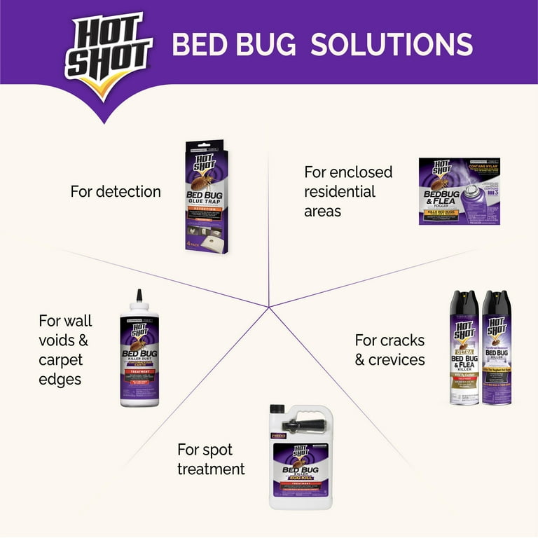 Hot Shot Bed Bug Powder Hot Shot Bed Bug Killer Spray And Fogger
