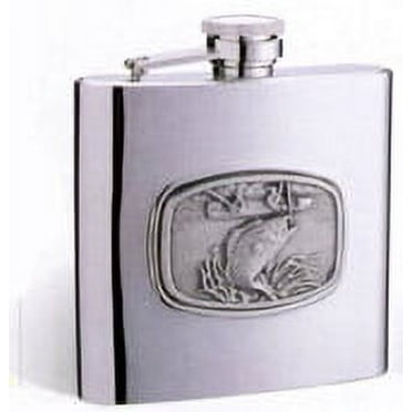 Outset Stainless Steel Fish Travel Flask, 4 Ounce Capacity - Walmart.com