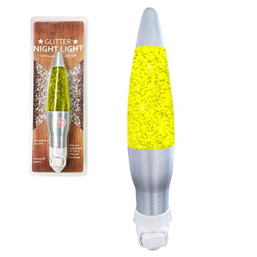 Glitter Night Light (Yellow) - Walmart.com - Walmart.com