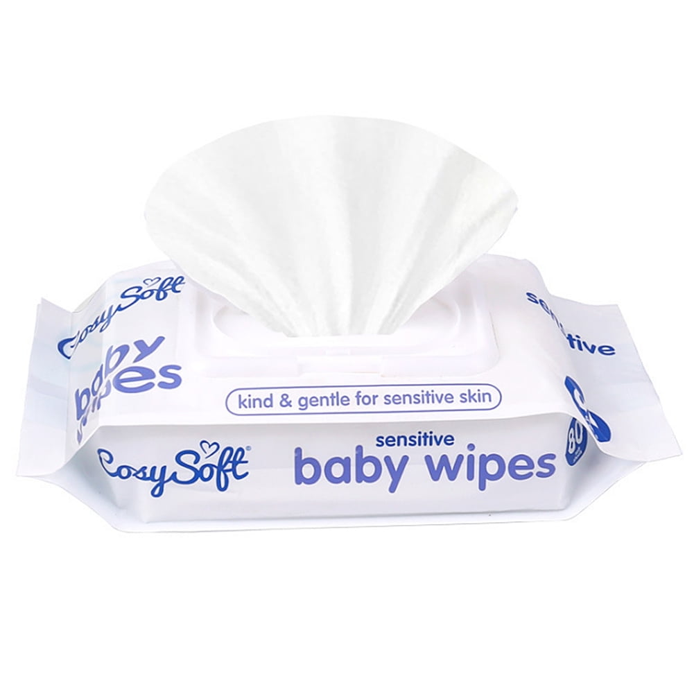 Toallitas húmedas para bebés, no tejidas, aptas para pieles sensibles ...